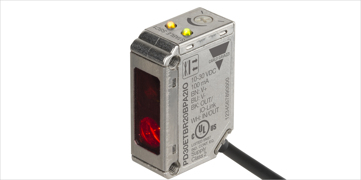 Fotocélulas inteligentes PD30 de Carlo Gavazzi para sistemas de ...