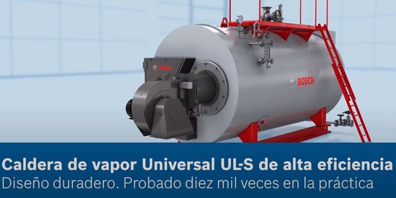 Caldera de Vapor Universal UL-S Bosch Industrial • ESEFICIENCIA