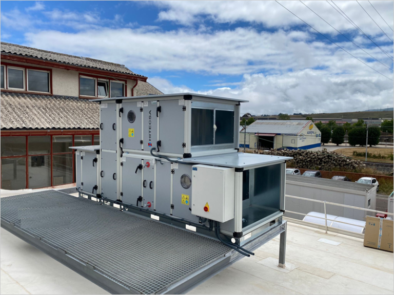 La Unidad de Tratamiento del Aire Syklon by Hitecsa climatiza una ...