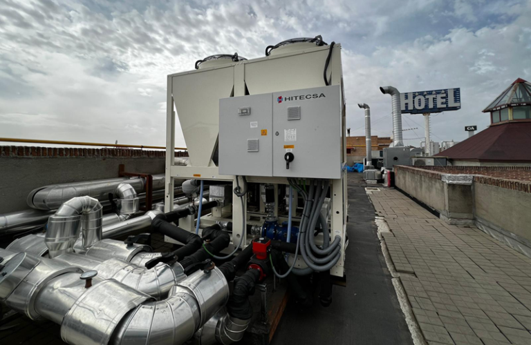 Un hotel de Leganés climatiza sus instalaciones con la bomba de calor ...