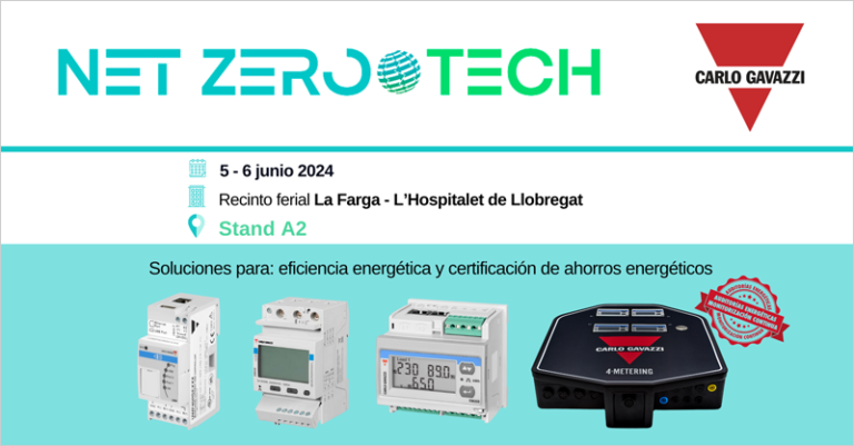 Carlo Gavazzi mostrará sus soluciones para la eficiencia energética en la feria Net Zero Tech ...